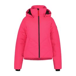 Skijacke Icepeak "D SKIJACKE DOWNLOOK EASTPORT", Damen, Gr. 44, pink (himbeere), Obermaterial: 100% Polyester, Jacken Skijacke, f&uuml;r Wintersport, aus Polyester, sportlicher Stil