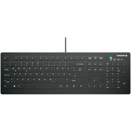 Cherry Tastatur "AK-C8112", schwarz, B:4cm H:47cm T:20cm, Tastaturen, Tastatur