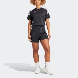 Jumpsuit adidas Performance "TIRO 24 TRAINING", Damen, Gr. L, N-Gr, schwarz-wei&szlig; (schwarz, wei&szlig;), Obermaterial: 100% Polyester, Overalls Jumpsuit