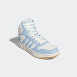 Sneaker adidas Sportswear "HOOPS 3.0 MID CLASSIC", Damen, Gr. 38, wei&szlig; (cloud wei&szlig;, cloud wei&szlig;, gum 3), Synthetik, Textil, Schuhe Sneaker