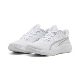 Laufschuh Puma "SKYROCKET LITE 2", Damen, Gr. 39, Puma wei&szlig;, vibrant silber, Puma silber, Textil, Schuhe Laufschuh, mit SOFTFOAM+ Innensohle, mit FIT PLUS Schn&uuml;rsystem