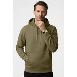 Kapuzensweatshirt BOSS Green "Sly Zone", Herren, Gr. XL, schwarz beige257, Sweatware, Obermaterial: 62% Baumwolle, 33% Polyester, 5% Elasthan, unifarben, regular fit normal, Rundhals, B&uuml;ndchen, Sweatshirts Kapuzensweatshirt, Kapuze mit Kordelzug, Regular Fit, K&auml;ngurutasche