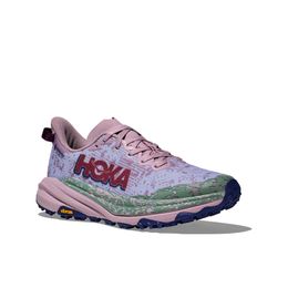 Laufschuh Hoka One One "SPEEDGOAT 6 GORE-TEX", Damen, Gr. 42, fragrant lila, ambient blau, Synthetik, Textil, Schuhe Laufschuh, wasserdichter Trailrunningschuh