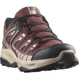 Wanderschuh Salomon "EXTEGRA GTX W", Damen, Gr. 41, rosa (henna, rum raisin, mahogany rose), Synthetik, Textil, Schuhe Wanderschuh, wasserdicht dank Gore-Tex Membrane, Topseller