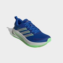 Laufschuh adidas Performance "SUPERNOVA EASE 2 M", Herren, Gr. 46,5, blau, silber metallic, lime burst, Textil, Schuhe Laufschuh, f&uuml;r mehr Komfort