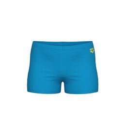 Badehose arena "B DYNAMO JR SHORT R", Jungen, Gr. 152 (146), N-Gr, turquoise, gelb star, Obermaterial: 80% Polyamid, 20% Elasthan, Badehosen Badehose