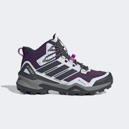 Wanderschuh adidas terrex "TERREX SKYCHASER MID GORE-TEX", Damen, Gr. 42, aurora plum, carbon, lila burst, Synthetik, Textil, Schuhe Wanderschuh, wasserdicht dank Gore-Tex Membrane