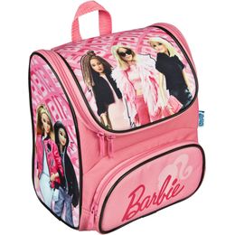 Vorschulranzen Scooli "Cutie", Jungen, Gr. B/H/T: 21cm x 23cm x 13cm, rosa (barbie), Polyester, gemustert, Rucks&auml;cke Vorschulranzen