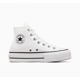 Sneaker Converse "CHUCK TAYLOR ALL STAR LIFT PLATFORM CANVAS", Herren, Gr. 41, schwarz-wei&szlig; (wei&szlig;, schwarz, wei&szlig;), Textil, Schuhe Sneaker, weite Passfrom