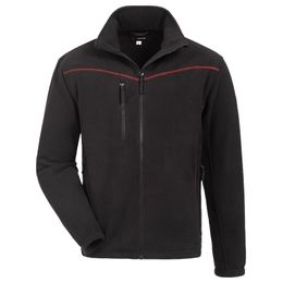 Outdoorjacke Potthoff "Fleece Skua", Herren, Gr. S, schwarz, Obermaterial: 100% Polyester PES., Jacken Outdoorjacke
