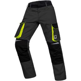 Arbeitsbundhose SHIELD Protect "Protect KONTUR Cargo-Bundhose", Damen, Gr. 56, EURO, grau (anthrazit), Obermaterial: 65% Polyester PES. 35% Baumwolle CO., Hosen Arbeitsbundhose