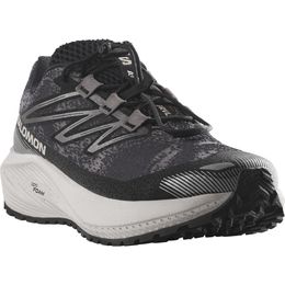 Laufschuh Salomon "AERO FLOW GRVL", Damen, Gr. 38,5, schwarz gull gray, silber cloud, schwarz, Synthetik, Textil, Schuhe Laufschuh