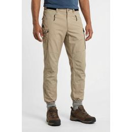 Sch&ouml;ffel Trekkinghose SCH&Ouml;FFEL "Pants Style Maghera MEN", Herren, Gr. 56, N-Gr, brandon beige, Obermaterial: 65% Polyester, 35% Baumwolle, Hosen Trekkinghose, mit 4-Wege-Stretch, mit Cargo-Taschen, strapazierf&auml;hig