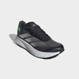 Laufschuh adidas Performance "DURAMO SL 2", Herren, Gr. 44, carbon, silber metallic, lime burst, Synthetik, Textil, Schuhe Laufschuh, sehr leicht