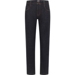 Straight-Jeans Mustang "Herren Style Denver Straight", Herren, Gr. 34, L&auml;nge 34, 940 dunkelblau, 100% Baumwolle, unifarben, straight fit, Jeans Straight-Jeans