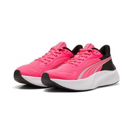 Laufschuh Puma "POUNCE LITE", Damen, Gr. 40,5, pure pink, Puma schwarz, Puma wei&szlig;, Textil, Schuhe Laufschuh, mit PROTREAD Gummilaufsohle, mit SOFTFOAM+ D&auml;mpfungstechnologie