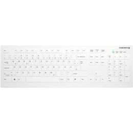 Cherry Tastatur "AK-C8112", wei&szlig;, B:4cm H:47cm T:20cm, Tastaturen, Tastatur