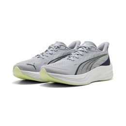 Laufschuh Puma "DARTER PRO 2", Gr. 43, vibrant silber, deep plum, apple spritz, Textil, Schuhe Laufschuh, mit ProFoam D&auml;mpfungstechnologie, leichtes Textil-Obermaterial