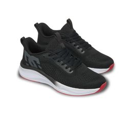 Sneaker DC Shoes "Roammax", Herren, Gr. 12(46), schwarz, rot, Obermaterial:Obermaterial: Textil / Futter: Textil / Au&szlig;ensohle: EVA + TPR;, Schuhe Sneaker