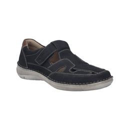 Sneaker Josef Seibel "New", Herren, Gr. 40, blau (dunkelblau), Obermaterial: 50% Rindsleder Leather cow. 50% Lammleder LEL., Schuhe Sneaker