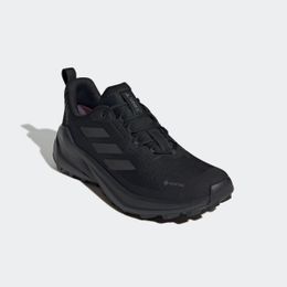Wanderschuh adidas terrex "TERREX TRAILMAKER 2 GORE-TEX", Herren, Gr. 46, schwarz (core schwarz, grau four, carbon), Synthetik, Textil, Schuhe Wanderschuh, wasserdicht dank Gore-Tex Membrane
