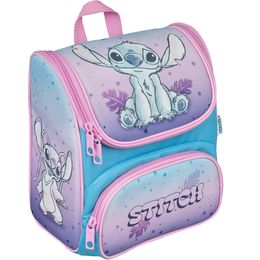 Vorschulranzen Scooli "Cutie", Jungen, Gr. B/H/T: 21cm x 23cm x 13cm, lilo, stitch rosa, Polyester, gemustert, Rucks&auml;cke Vorschulranzen