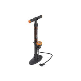 Prophete Standpumpe, f&uuml;r alle Ventilarten, 7 bar, mit Manometer, ergonomisch geformter Griff, Metall