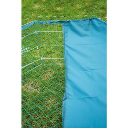 Dobar 8-eckiges Nylon-Schutznetz f&uuml;r Kleintier-Freigehege, 135 x 135 cm Abdeckung mit Sonnenschutz, gr&uuml;n