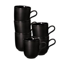Seltmann Weiden Kaffeebecher Liberty Velvet Black 400 ml 6er Set