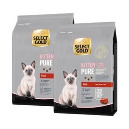 SELECT GOLD Pure Kitten Rind 2x2,5 kg