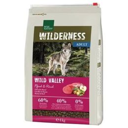 REAL NATURE WILDERNESS Trockenfutter Hund, Adult, Wild Valley Pferd und Rind 4 kg