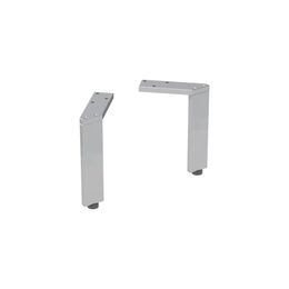 Geberit F&uuml;&szlig;e-Set 18cm, hochglanz-verchromt (502329001)