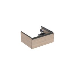 Geberit Waschtischunterschrank iCon 59,2x24,7x47,6cm, Eiche/Griff lava matt (502310JH1)