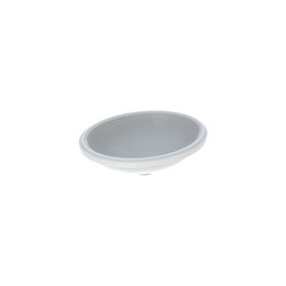 Geberit Unterbau-Waschtisch VariForm 56x46cm, o HL, o &Uuml;, ov., US glas./we (500755012)