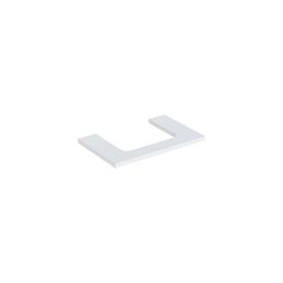 Geberit Waschtisch-Platte One 75x3x47cm, w/lack. ma, Ausschnitt mittig (505282002)