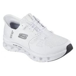 Slip-On Sneaker Skechers "GLIDE-STEP PRO", Damen, Gr. 39, wei&szlig; (wht), Textil, Schuhe, Slipper, Freizeitschuh mit komfortabler Heel Pillow Funktion, Topseller