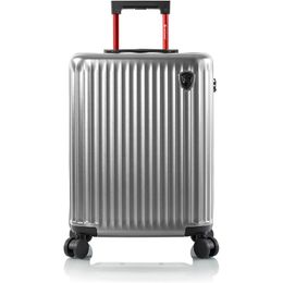 Heys Herren Hartschalen-Trolley &raquo;Smart Luggage , in verschiedenen Farben und Gr&ouml;&szlig;en&laquo; 42 l 4 Rollen Handgep&auml;ck Smart Gep&auml;ck mit App-Funktion silber