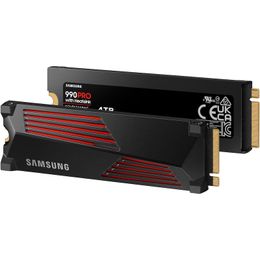 Samsung interne SSD &raquo;990 PRO Heatsink&laquo; 4000 GB Anschluss PCI Express 4.0 schwarz SMART Unterst&uuml;tzung TRIM-Unterst&uuml;tzung