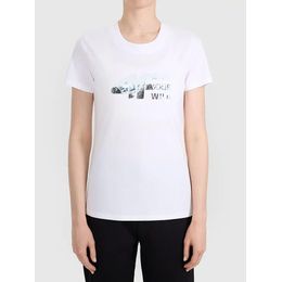 4F Shirt in Wei&szlig; - 40% | Gr&ouml;&szlig;e L | Damen-tops