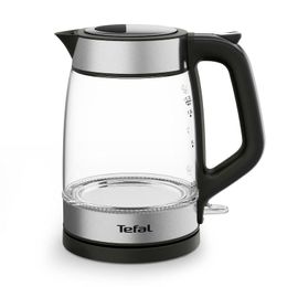 Tefal Wasserkocher &raquo;KI6058&laquo; 1,7 l 2200 W Deckel&ouml;ffnung auf Knopfdruck, gro&szlig;es Fassungsverm&ouml;gen von 1,7 l schwarz Wasserkocher