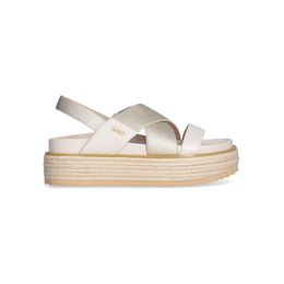 Liu Jo Sandalen in Creme/ Beige - 59% | Gr&ouml;&szlig;e 39 | Damen-sandalen