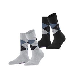 Burlington Herren Socken &raquo;Everyday Argyle 2er-Pack&laquo; 2er Pack, atmungsaktiv 36-41