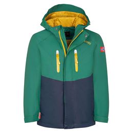 Trollkids Regenjacke "Nusfjord" in Gr&uuml;n - 58% | Gr&ouml;&szlig;e 98 | Kinder-outdoor-jacken