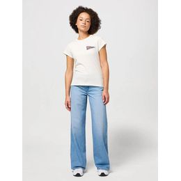 Wrangler Jeans "World Wide" - Wide Leg - in Hellblau - 55% | Gr&ouml;&szlig;e W28/L32 | Damenjeans