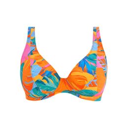 Freya Bikini-Oberteil "Aloha Coast" in Orange/ Blau - 69% | Gr&ouml;&szlig;e 85H | Damen-bademode