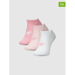 4F 3er-Set: Socken in Rosa/ Wei&szlig; - 40% | Gr&ouml;&szlig;e 35-37 | Kinder-socken-strumpfhosen