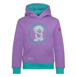 Trollkids Hoodie "Troll" in Lila - 44% | Gr&ouml;&szlig;e 116 | Kinder-sweatshirts-jacken