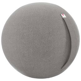 Stylife Sitzball, Hellgrau, Textil, F&uuml;llung: Luftkern, 60x60x60 cm, Oeko-Tex&reg; Standard 100, Wohnzimmer, Hocker, Sitzs&auml;cke