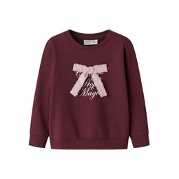 name it Sweatshirt "Setina" in Rot - 31% | Gr&ouml;&szlig;e 98 | Kinder-sweatshirts-jacken