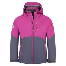 Trollkids Softshelljacke "Balestrand" in Pink - 43% | Gr&ouml;&szlig;e 104 | Kinder-outdoor-jacken